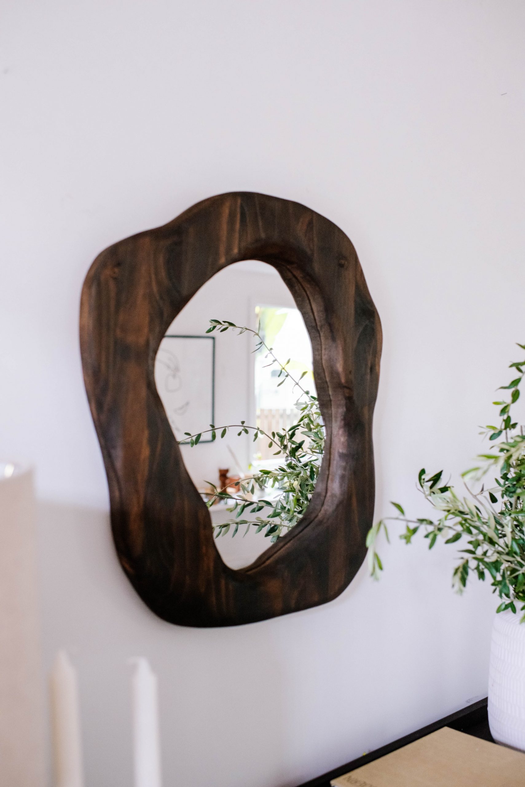 How to Make an Organic Shaped Wooden Mirror | Collective Gen